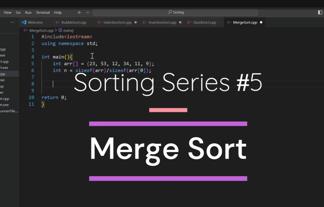 Sahil Rajak on LinkedIn: #dsasortingseries #datastructures #algorithm # ... Sahil Rajak on LinkedIn: #dsasortingseries #datastructures #algorithm # ...
