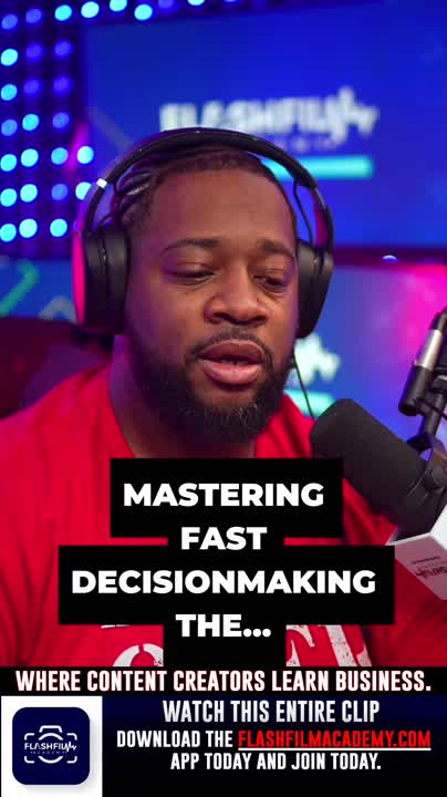 FlashFilm Academy on LinkedIn: Mastering Quick Decision-Making ... FlashFilm Academy on LinkedIn: Mastering Quick Decision-Making ...