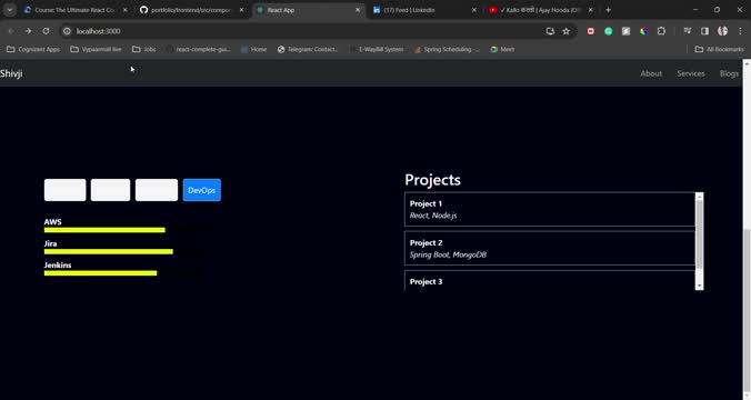 New Portfolio Update: React Skills and Projects | Shivji Dubey posted ... New Portfolio Update: React Skills and Projects | Shivji Dubey posted ...