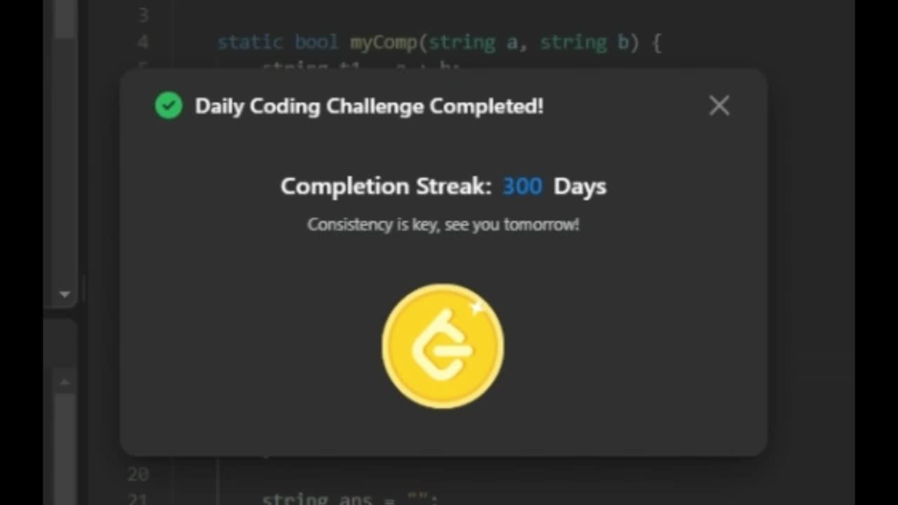 kushal kumar on LinkedIn: 🎉 Celebrating 300 Days of LeetCode POTD ... kushal kumar on LinkedIn: 🎉 Celebrating 300 Days of LeetCode POTD ...