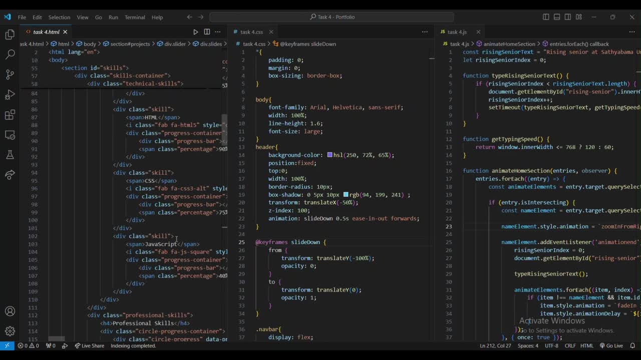 Sruthi K on LinkedIn: #webdevelopment #javascript #css #html #portfolio ... Sruthi K on LinkedIn: #webdevelopment #javascript #css #html #portfolio ...