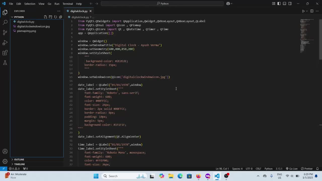 Ayush Verma on LinkedIn: #python #pyqt5 #desktopapplication # ... Ayush Verma on LinkedIn: #python #pyqt5 #desktopapplication # ...