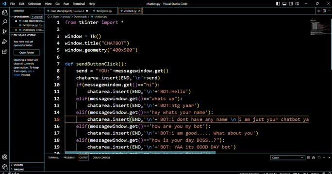 Developed simple chatbot with python | Akhil Tatikonda posted on the ... Developed simple chatbot with python | Akhil Tatikonda posted on the ...