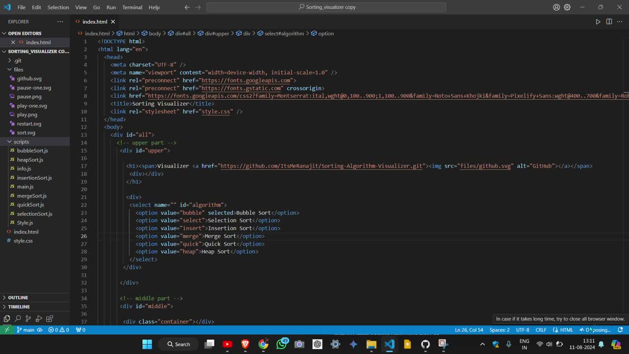 Ranajit Das on LinkedIn: #webdevelopment #javascript #sortingalgorithms ... Ranajit Das on LinkedIn: #webdevelopment #javascript #sortingalgorithms ...