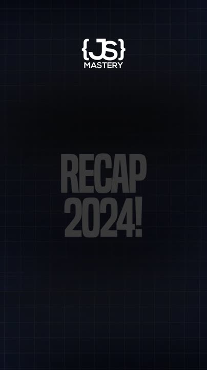 JavaScript Mastery on LinkedIn: 2024 has been an incredible year for ... JavaScript Mastery on LinkedIn: 2024 has been an incredible year for ...