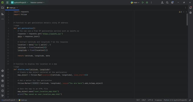 Kore Dhanush on LinkedIn: #python #apis #geolocation #programming Kore Dhanush on LinkedIn: #python #apis #geolocation #programming