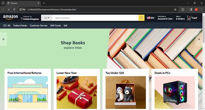 Sambhav Gambhir on LinkedIn: #amazonclone #frontenddeveloper #html #css ... Sambhav Gambhir on LinkedIn: #amazonclone #frontenddeveloper #html #css ...