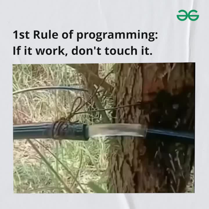 Om singh parihar on LinkedIn: programming memes from geeksforgeeks Om singh parihar on LinkedIn: programming memes from geeksforgeeks
