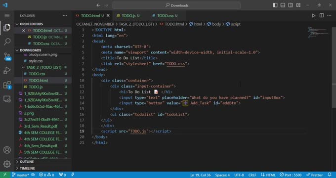 BIBEK KR MAITY on LinkedIn: #webdevelopment #html #css #javascript #octanet BIBEK KR MAITY on LinkedIn: #webdevelopment #html #css #javascript #octanet