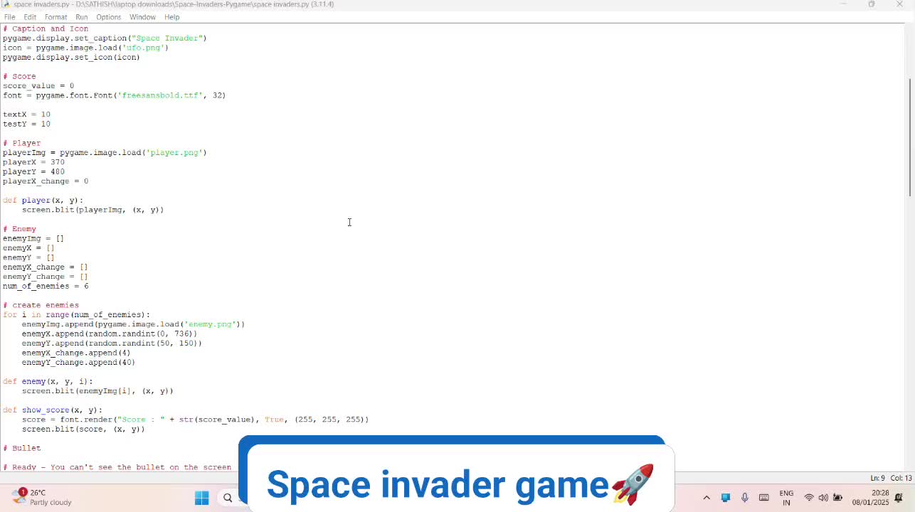 SATHISH WARAN S on LinkedIn: #python #pygame #udemy #learning # ... SATHISH WARAN S on LinkedIn: #python #pygame #udemy #learning # ...