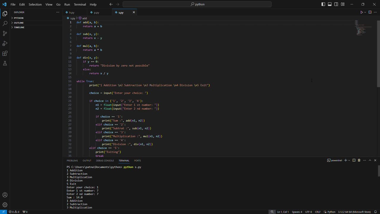 Patnala Sahith on LinkedIn: #codeway #internship #pythonprogramming Patnala Sahith on LinkedIn: #codeway #internship #pythonprogramming
