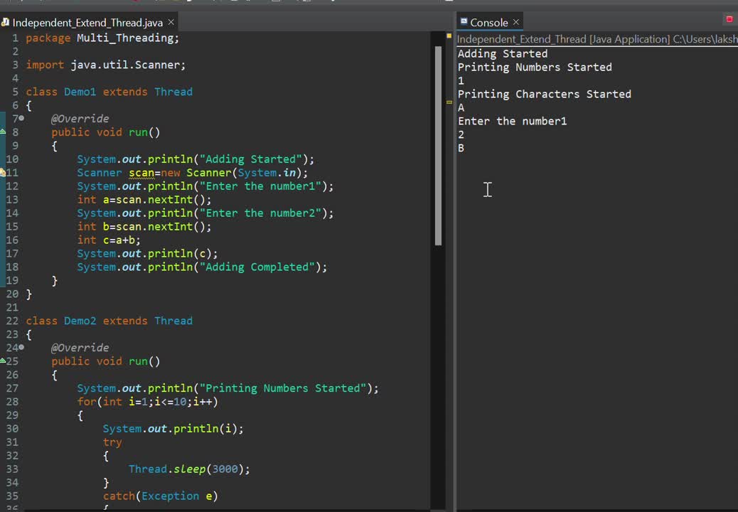Yarasi Lakshmi priya on LinkedIn: #independently #multithreading #java ... Yarasi Lakshmi priya on LinkedIn: #independently #multithreading #java ...