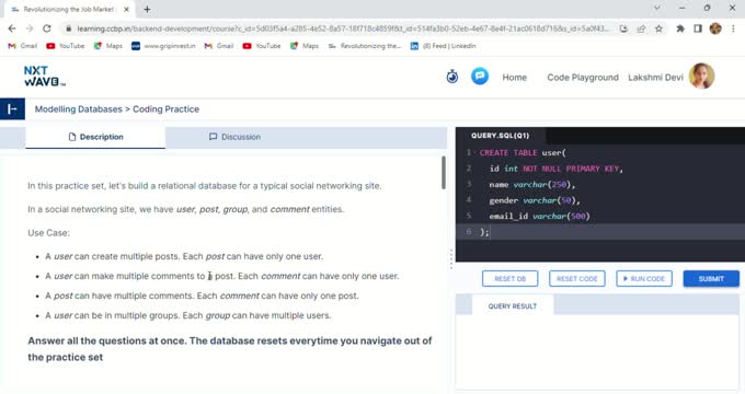 Lakshmi Devi Tirupathi on LinkedIn: #day12 #30daysofcoding #sql ... Lakshmi Devi Tirupathi on LinkedIn: #day12 #30daysofcoding #sql ...