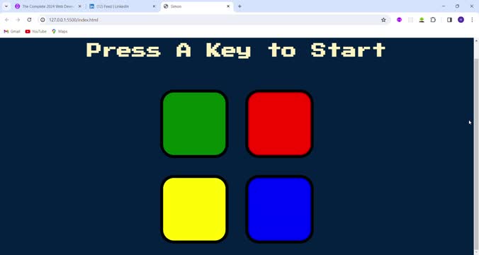 Harini Kulkarni on LinkedIn: #angelayu #webdevbootcamp #simongame # ... Harini Kulkarni on LinkedIn: #angelayu #webdevbootcamp #simongame # ...
