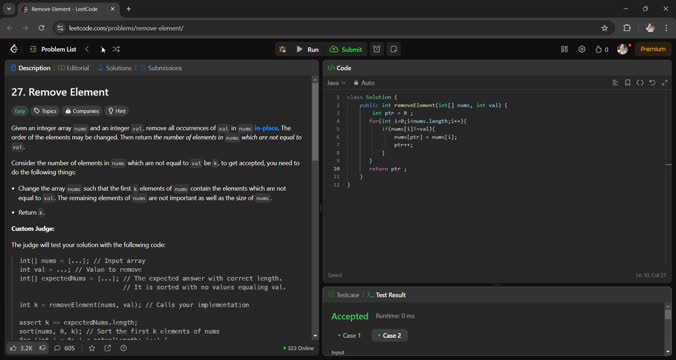 Vishakha Pal on LinkedIn: Day11 of 100Days of coding leetcode on java. Vishakha Pal on LinkedIn: Day11 of 100Days of coding leetcode on java.