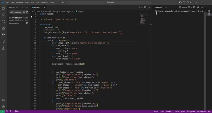Aman K. on LinkedIn: #coding #python #gamedevelopment Aman K. on LinkedIn: #coding #python #gamedevelopment