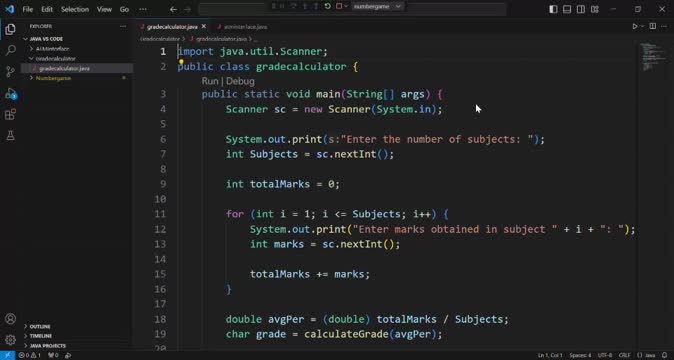 Sowmya C on LinkedIn: #codsoft #javaprogramming Sowmya C on LinkedIn: #codsoft #javaprogramming