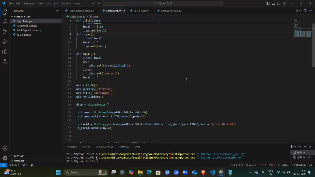 Sanju Mudalagi on LinkedIn: #pythonprogramming #calculator #codsoft # ... Sanju Mudalagi on LinkedIn: #pythonprogramming #calculator #codsoft # ...