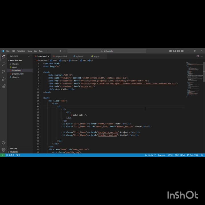 MOHD KAIF on LinkedIn: #bharatintern #webdevelopment MOHD KAIF on LinkedIn: #bharatintern #webdevelopment