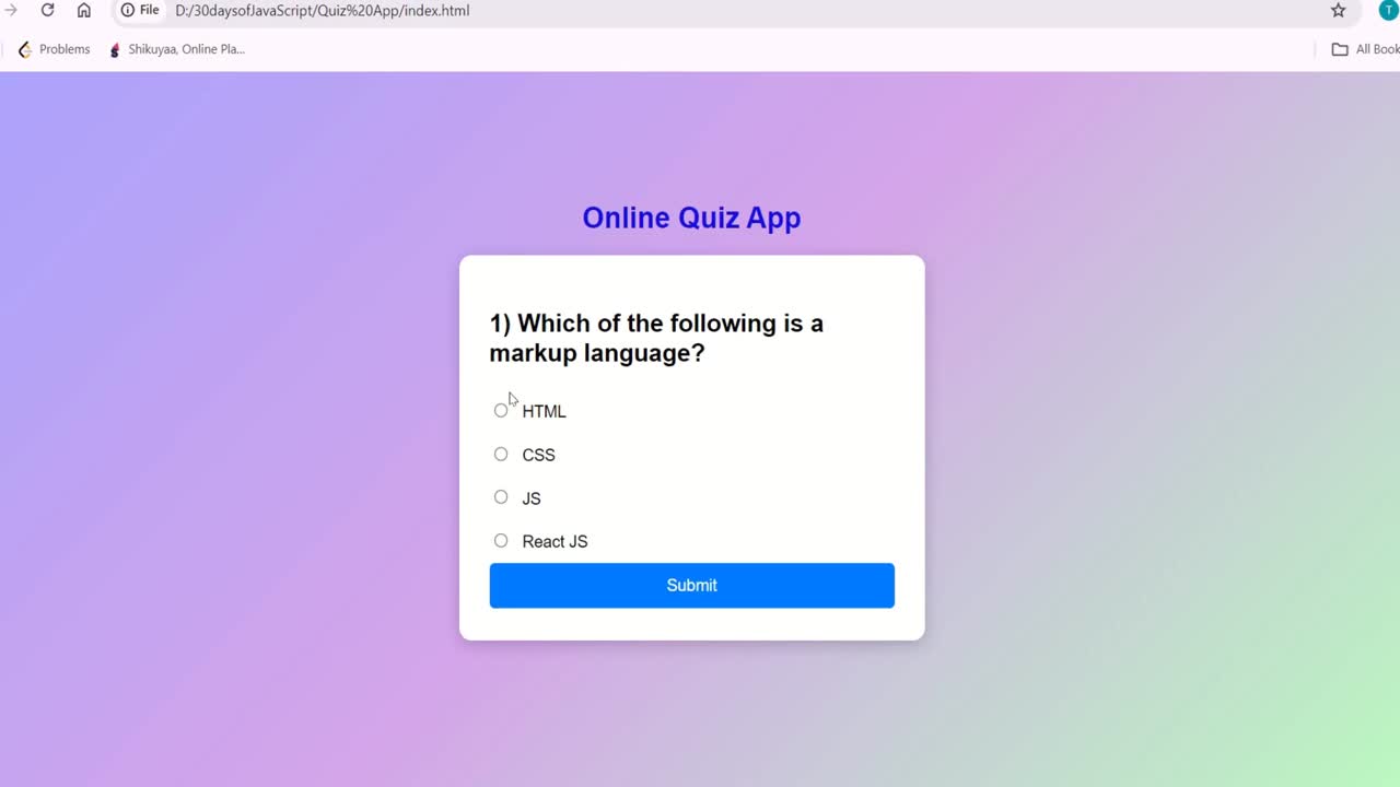 Alisha Tamboli on LinkedIn: JavaScript Learning - Day 2 | Project 2 🚀 ... Alisha Tamboli on LinkedIn: JavaScript Learning - Day 2 | Project 2 🚀 ...