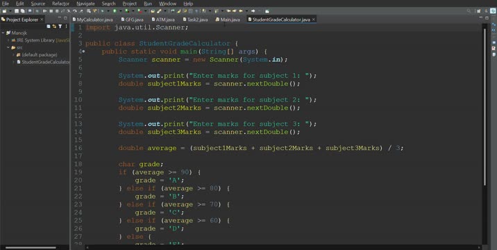 Manoj K on LinkedIn: #codesoft #internship2023 #javadevelopment Manoj K on LinkedIn: #codesoft #internship2023 #javadevelopment