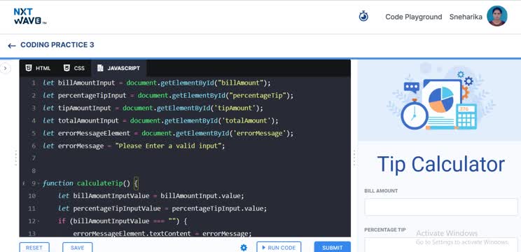 Sneharika N on LinkedIn: #day89 #100daysofcodechallenge #javascript #js ... Sneharika N on LinkedIn: #day89 #100daysofcodechallenge #javascript #js ...