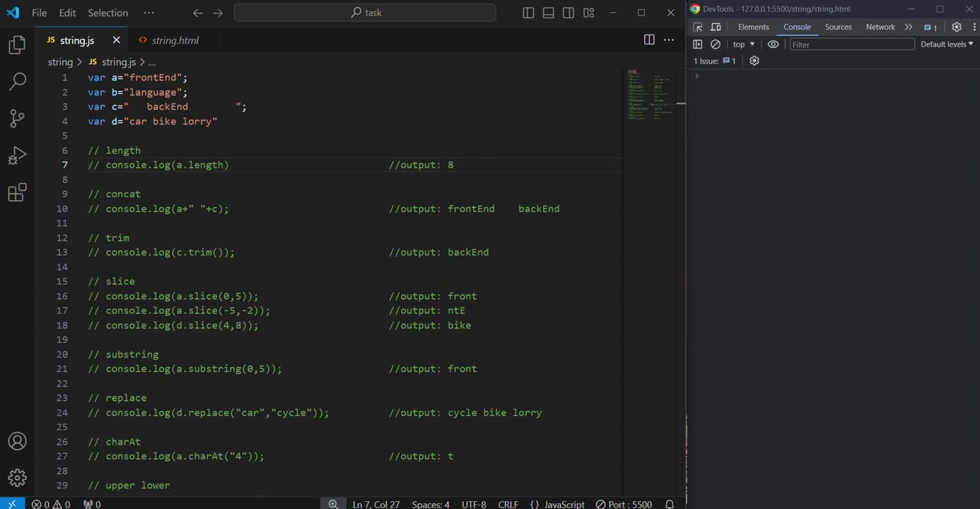 Deepak Asokan on LinkedIn: Strings in JavaScript #javascript #css #html ... Deepak Asokan on LinkedIn: Strings in JavaScript #javascript #css #html ...
