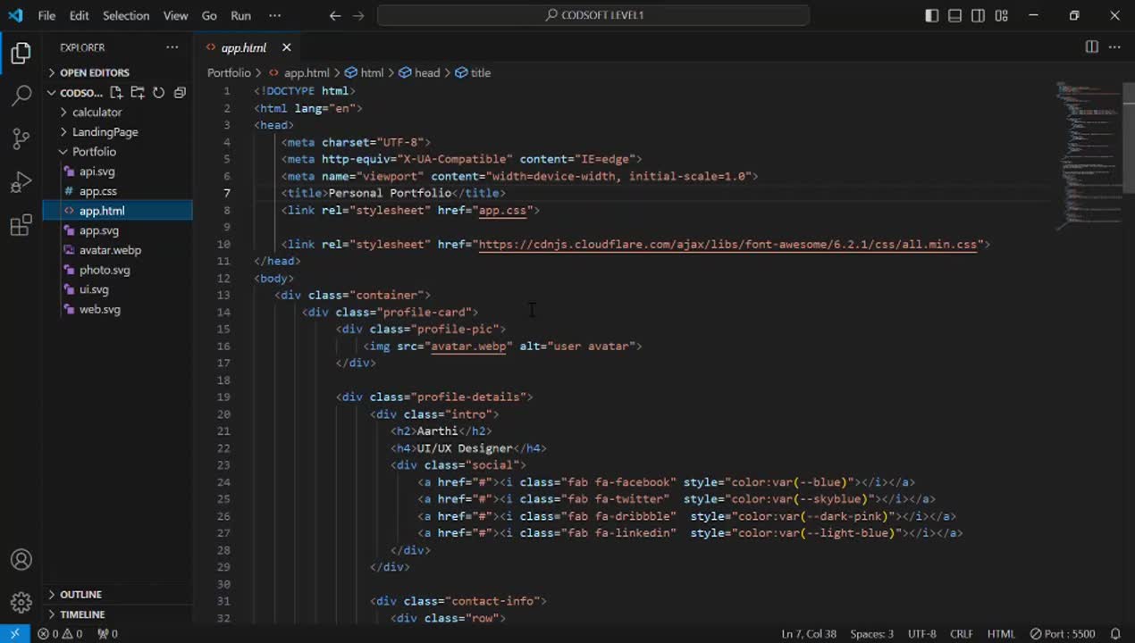 Aarthi Aarthi on LinkedIn: #codsoft #internship #webdevelopment # ... Aarthi Aarthi on LinkedIn: #codsoft #internship #webdevelopment # ...