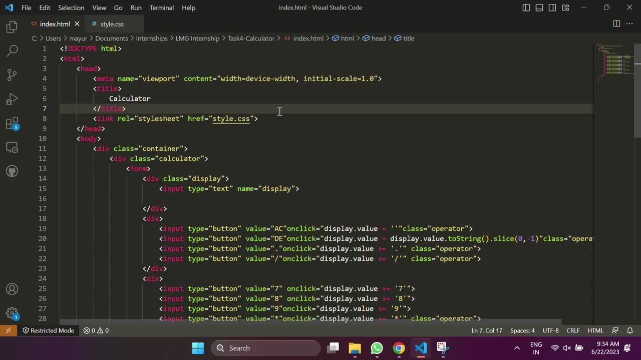 Mayur Balpande on LinkedIn: #html #css #javascript #connections #internship Mayur Balpande on LinkedIn: #html #css #javascript #connections #internship