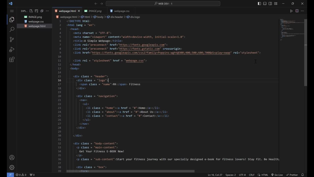 Completed HTML/CSS web development task at Cognifyz | Rithika Lawrance ... Completed HTML/CSS web development task at Cognifyz | Rithika Lawrance ...