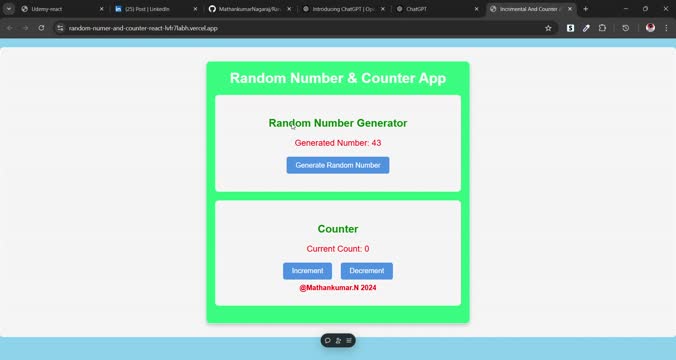Mathankumar N on LinkedIn: #react #javascript #webdevelopment #coding # ... Mathankumar N on LinkedIn: #react #javascript #webdevelopment #coding # ...