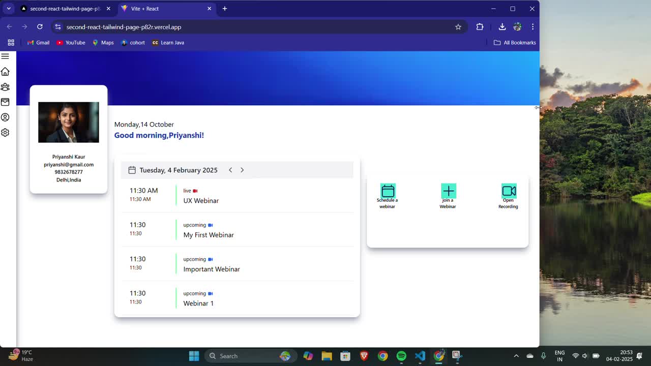 sachin kumar on LinkedIn: #react #tailwindcss #typescript #webdevelopment sachin kumar on LinkedIn: #react #tailwindcss #typescript #webdevelopment