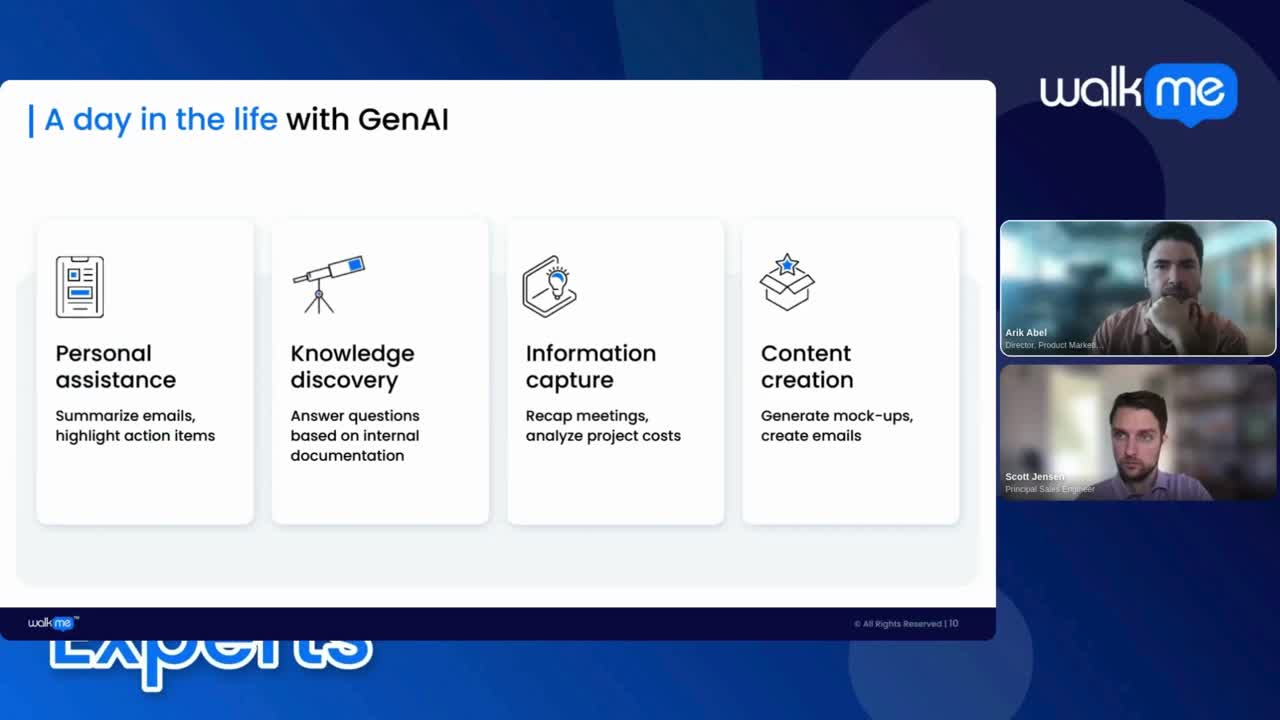 WalkMe™ on LinkedIn: #dayinthelife #dap #genai #ai WalkMe™ on LinkedIn: #dayinthelife #dap #genai #ai