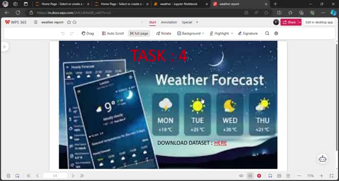 My project on predicting weather using machine learning | Manikanta ... My project on predicting weather using machine learning | Manikanta ...