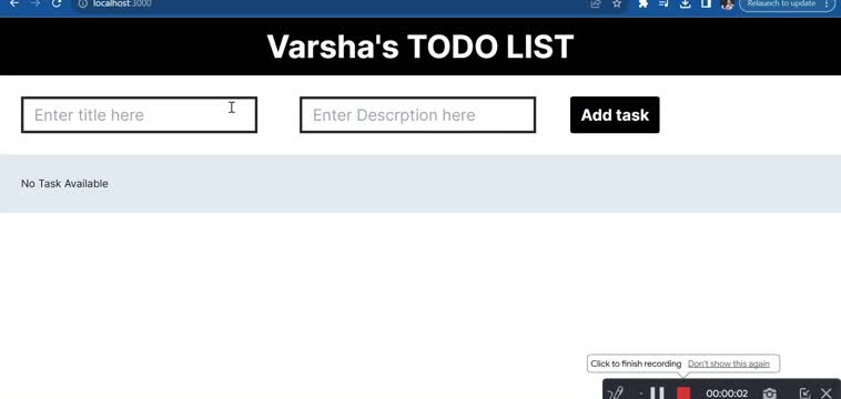 C Varsha on LinkedIn: #reactjs #reactdeveloper #frontenddeveloper C Varsha on LinkedIn: #reactjs #reactdeveloper #frontenddeveloper