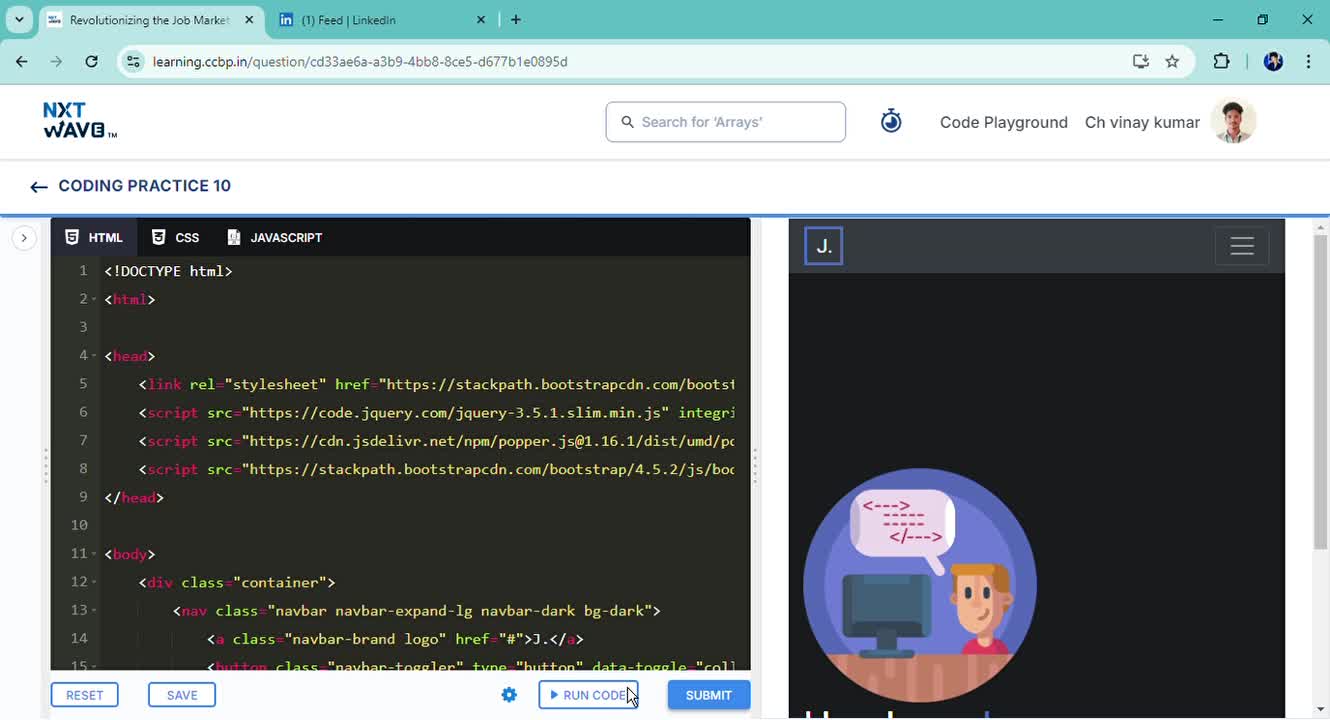 vinay kumar cherukuri on LinkedIn: #html #css #bootstrap #fullstack # ... vinay kumar cherukuri on LinkedIn: #html #css #bootstrap #fullstack # ...