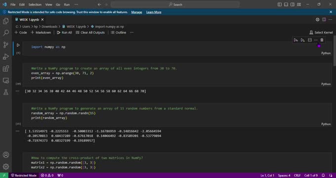 Shafia Memon on LinkedIn: #numpy #datascience #internship # ... Shafia Memon on LinkedIn: #numpy #datascience #internship # ...