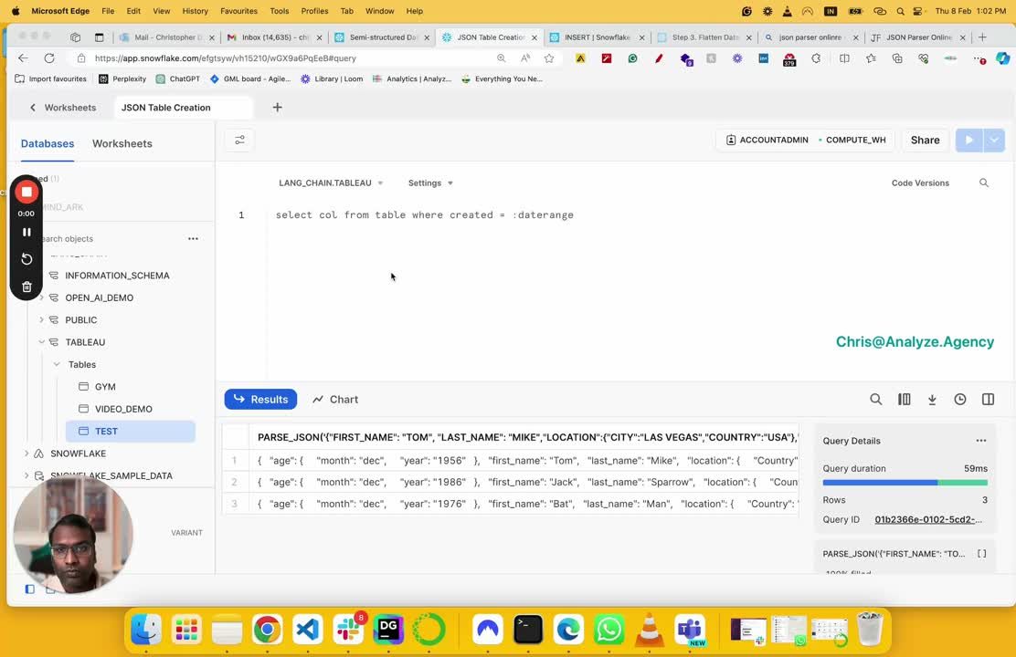 Christopher Daniel on LinkedIn: Inserting & Querying Semi- Structured ... Christopher Daniel on LinkedIn: Inserting & Querying Semi- Structured ...