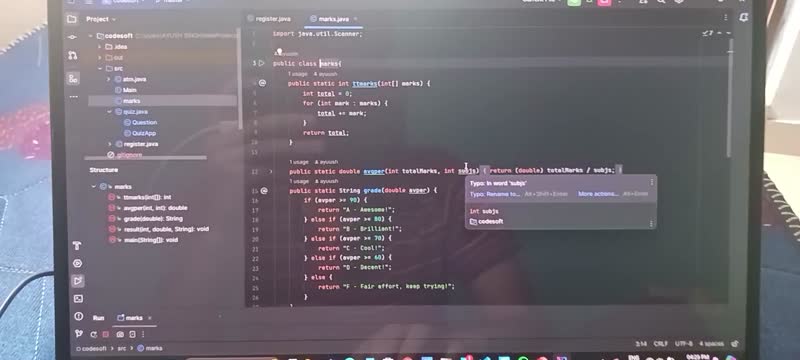 Ayush Singh on LinkedIn: #codsoft #java Ayush Singh on LinkedIn: #codsoft #java