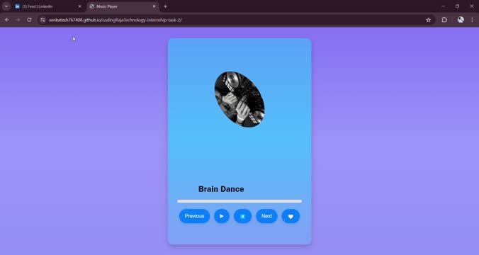 Finished my Music Player Website project! | Chamarthi Venkatesh posted ... Finished my Music Player Website project! | Chamarthi Venkatesh posted ...