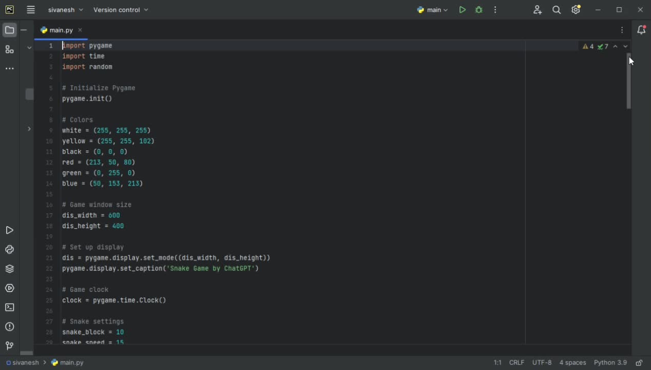 SAKTHISHREE V on LinkedIn: #python #snakegame #coding #techinnovation # ... SAKTHISHREE V on LinkedIn: #python #snakegame #coding #techinnovation # ...