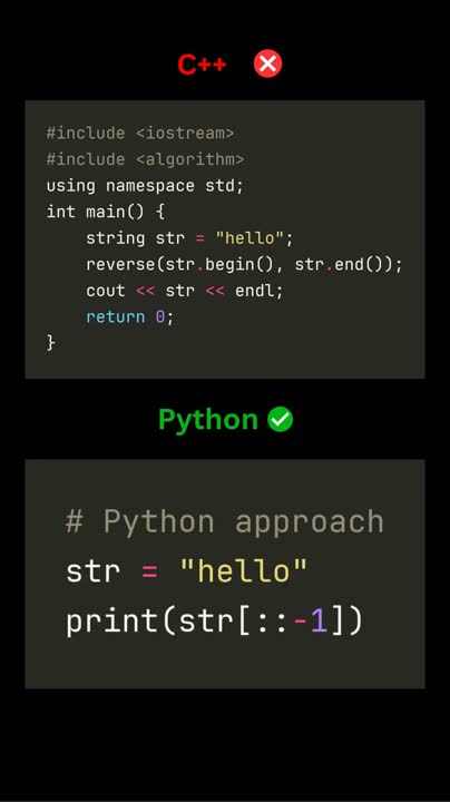 python coding on LinkedIn: #cplusplus #python #techcomparison # ... python coding on LinkedIn: #cplusplus #python #techcomparison # ...