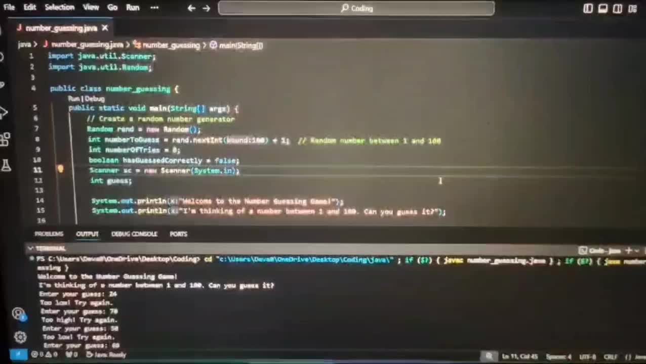 Abhishek Kumar on LinkedIn: #intern #intership #javaprogramming #codsoft Abhishek Kumar on LinkedIn: #intern #intership #javaprogramming #codsoft