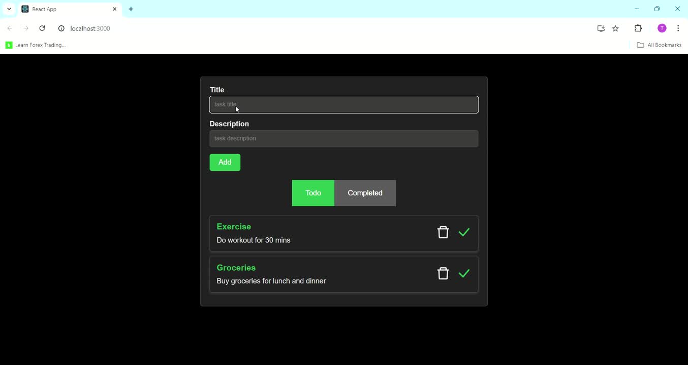 My React To-Do list project with React | Sukesh Tony G posted on the ... My React To-Do list project with React | Sukesh Tony G posted on the ...