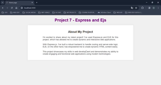 Vikas rana 🇮🇳 on LinkedIn: #expressjs #ejs #webdev #funprojects Vikas rana 🇮🇳 on LinkedIn: #expressjs #ejs #webdev #funprojects