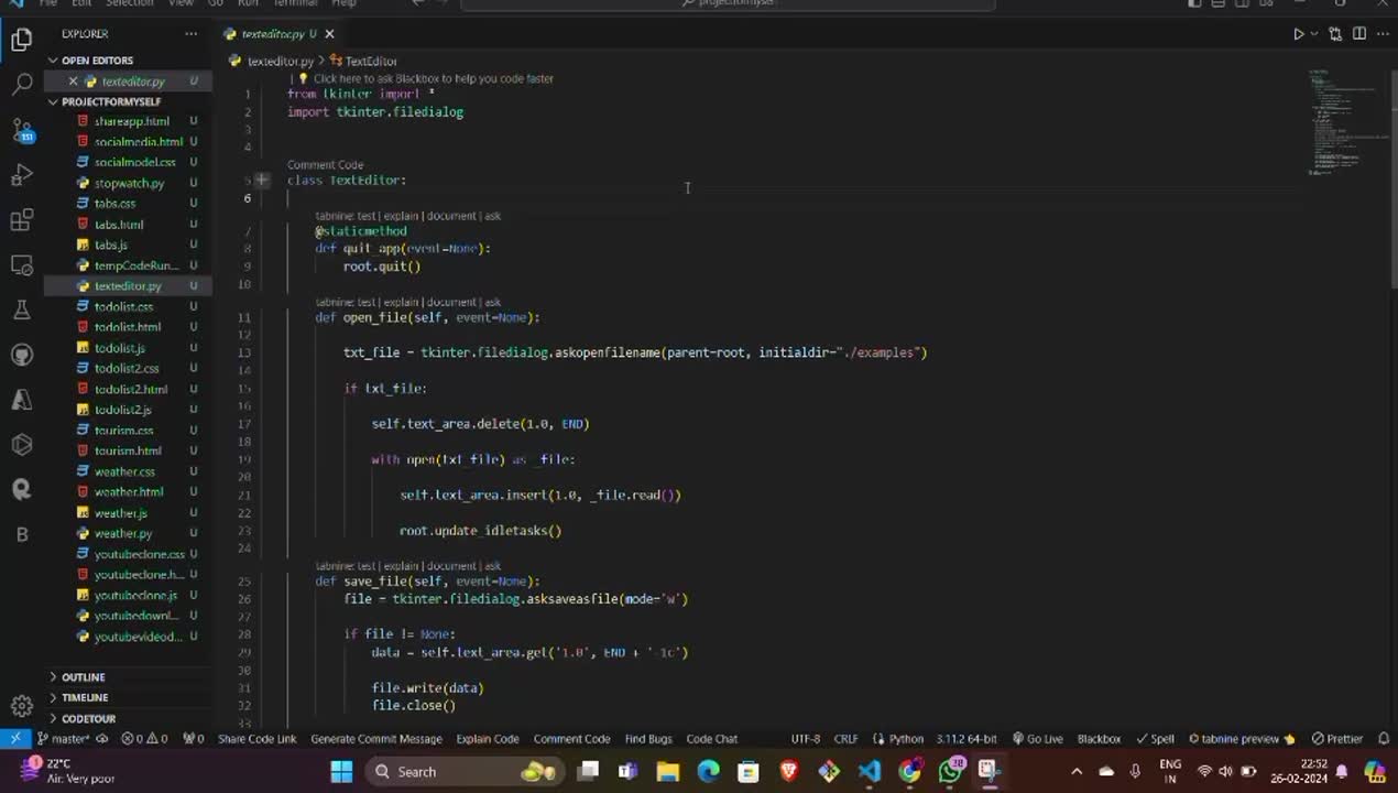 Finished a text editor with Python | Manas Mahata posted on the topic ... Finished a text editor with Python | Manas Mahata posted on the topic ...