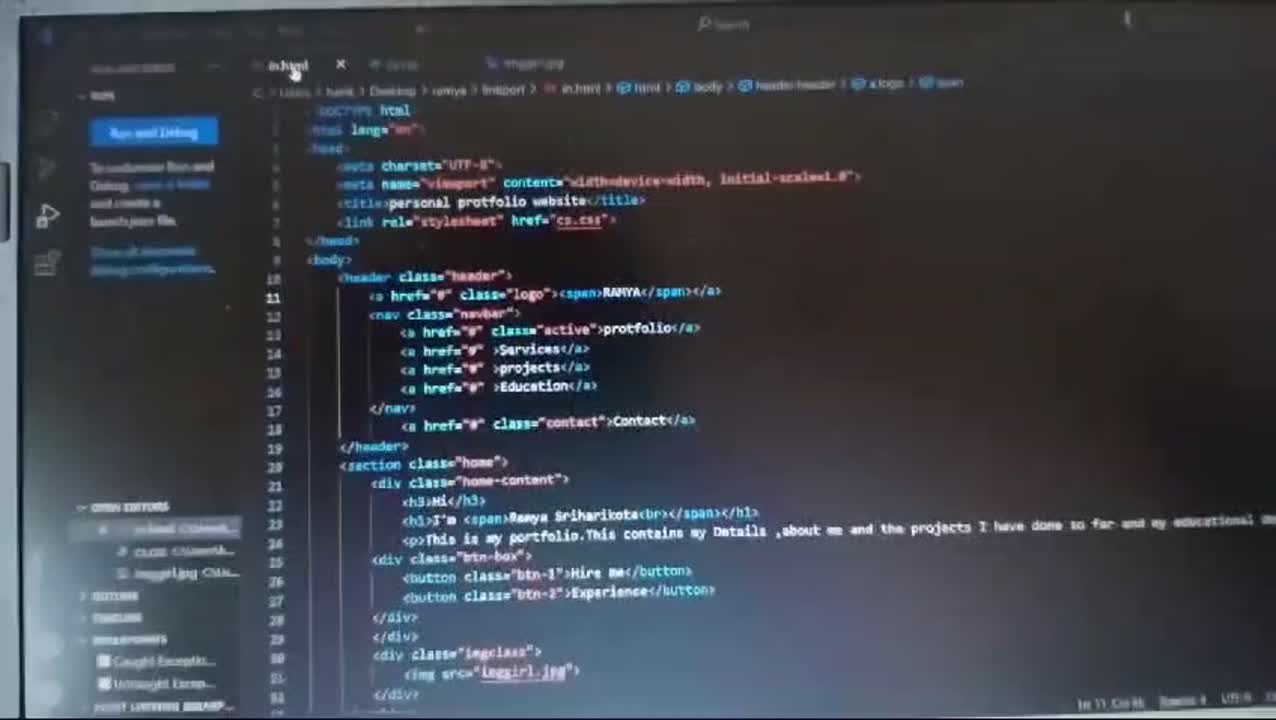 Ramya Sriharikota on LinkedIn: #bharat #intern #html #css #webdevelopment Ramya Sriharikota on LinkedIn: #bharat #intern #html #css #webdevelopment