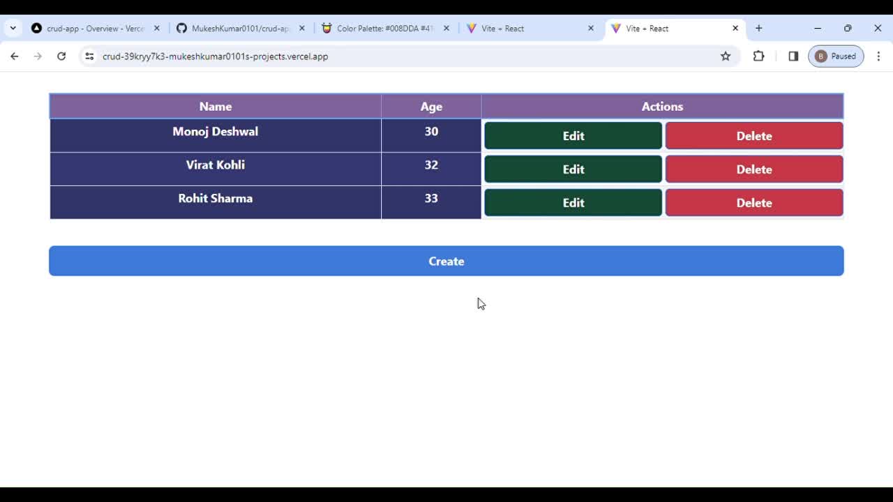 Mukesh Kumar on LinkedIn: #crud #responsiveness #reactjs #tailwindcss # ... Mukesh Kumar on LinkedIn: #crud #responsiveness #reactjs #tailwindcss # ...