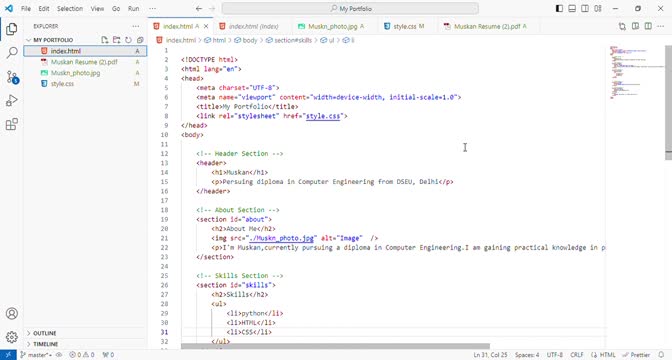 Muskan Goswami on LinkedIn: #codsoft #html #css Muskan Goswami on LinkedIn: #codsoft #html #css