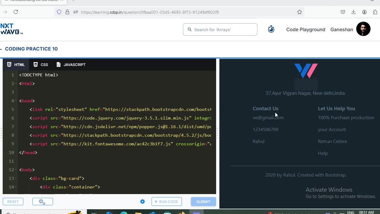 Ganeshan Sivakumar on LinkedIn: #day21 #30daycodechallenge #html #css # ... Ganeshan Sivakumar on LinkedIn: #day21 #30daycodechallenge #html #css # ...